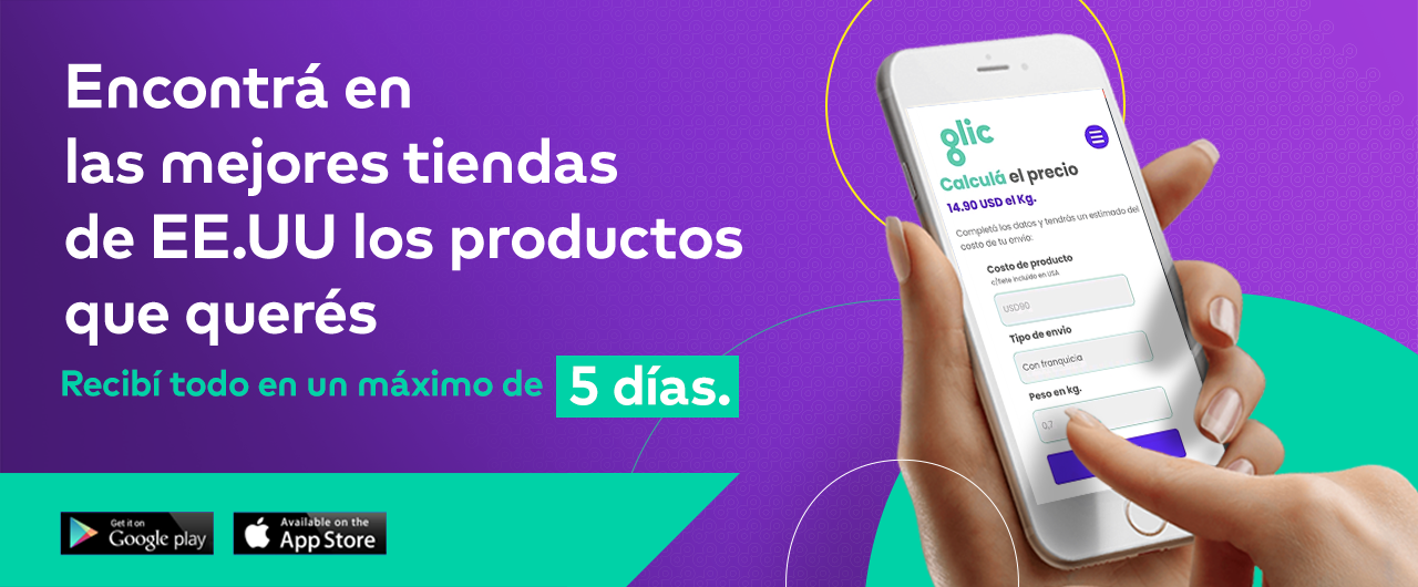 Glic • Comprá en USA., disfrutalo acá.